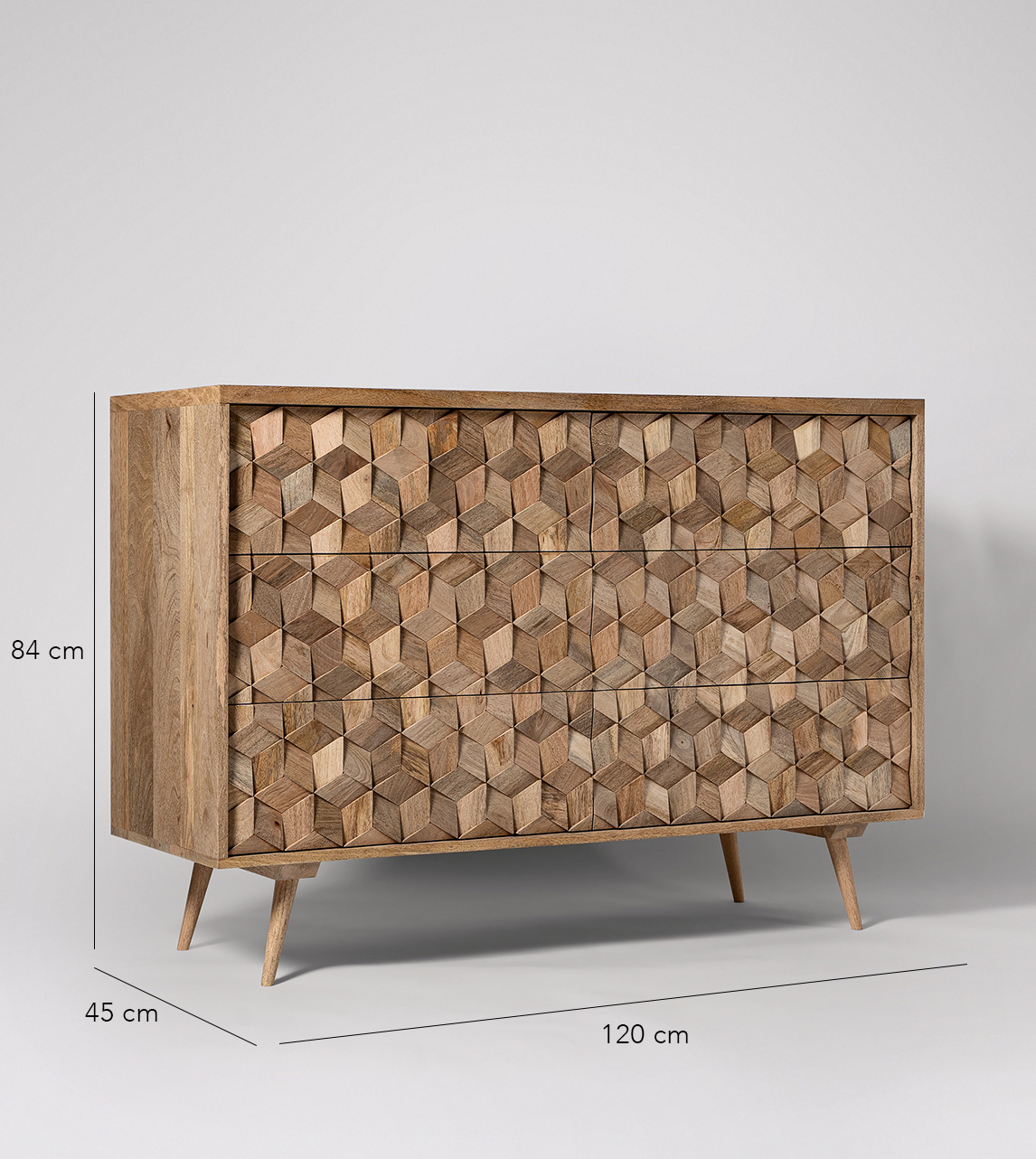 Terning Six-drawer Chest of Drawers, Mid-Century Modern Style in ...