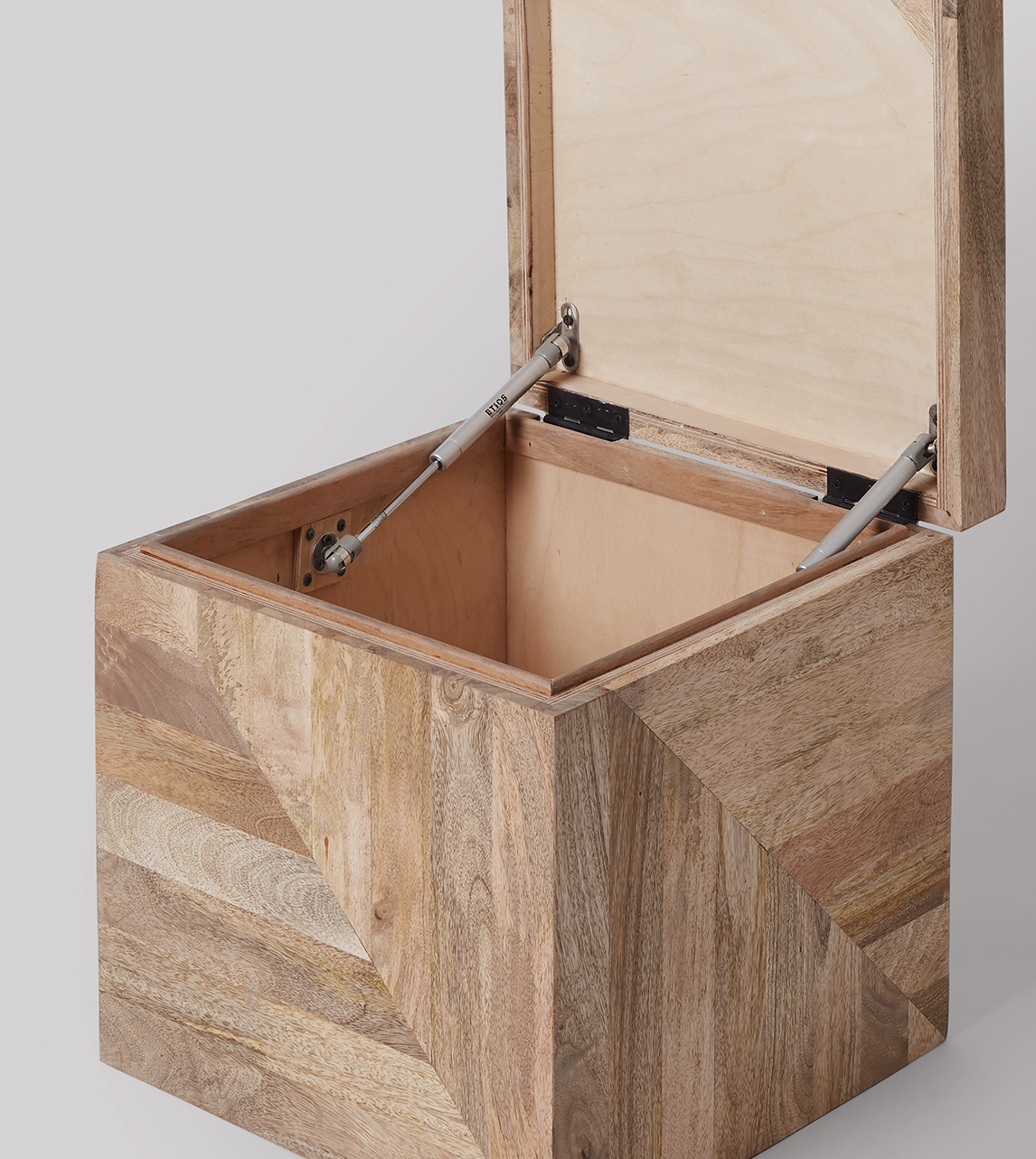 Venta Storage Box in Natural Mango Wood | Swoon