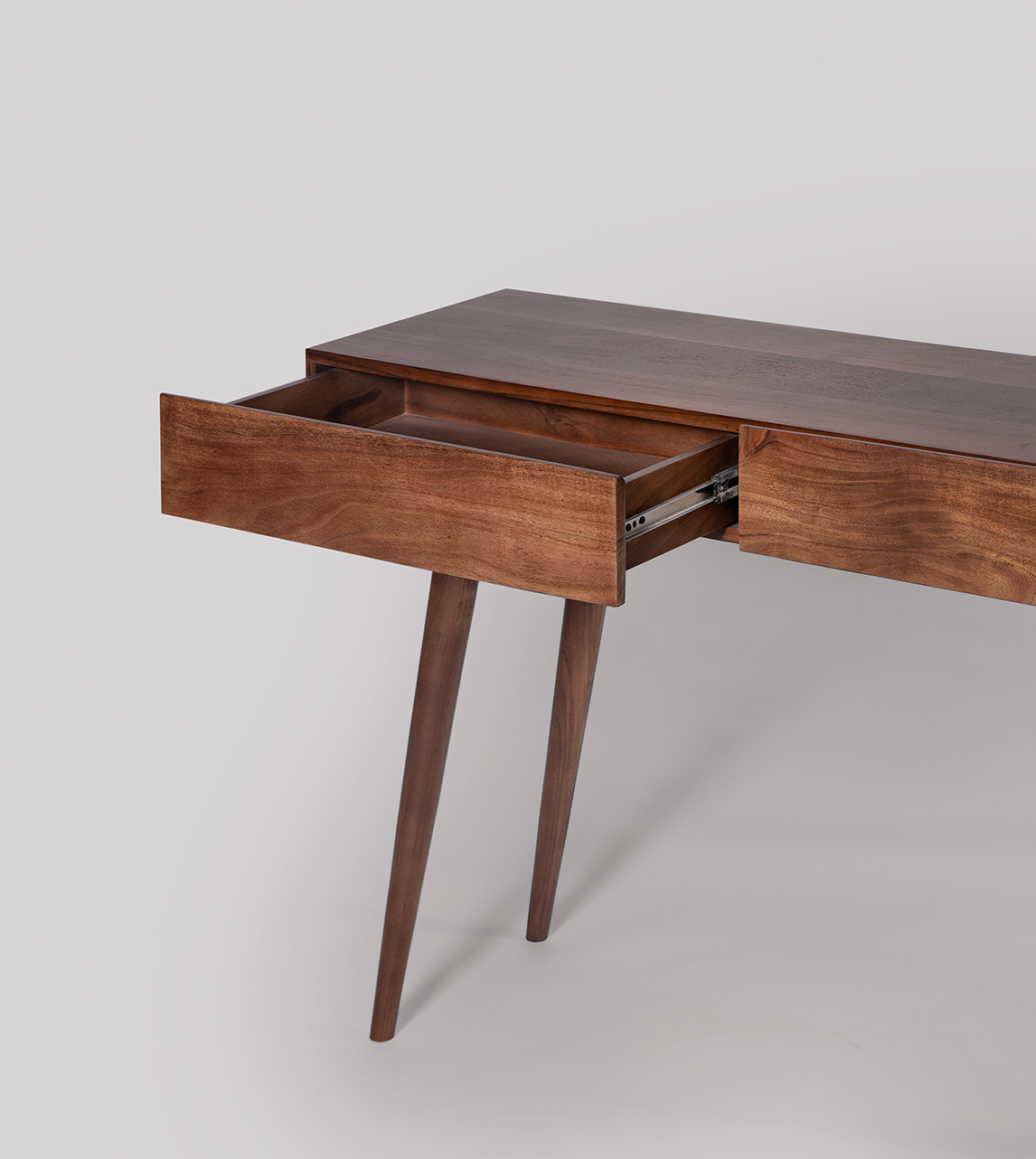 Watts Mid-Century Scandi Console Table in Acacia | Swoon