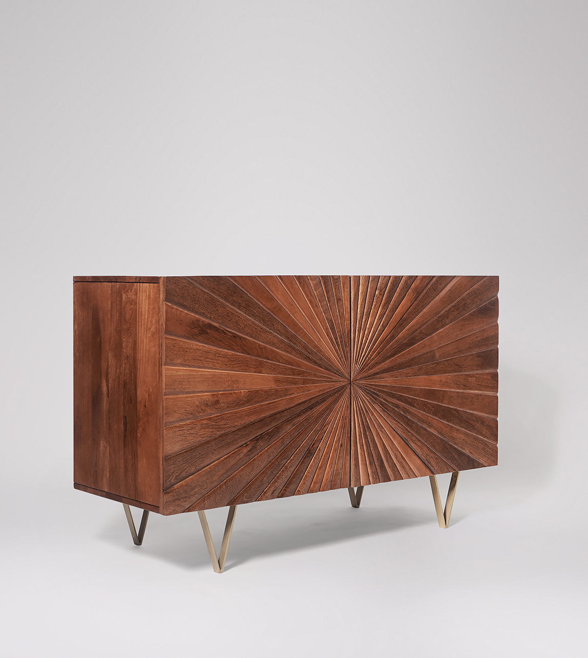 Ziggy Maximalist Sideboard in Light Brown Mango Wood | Swoon