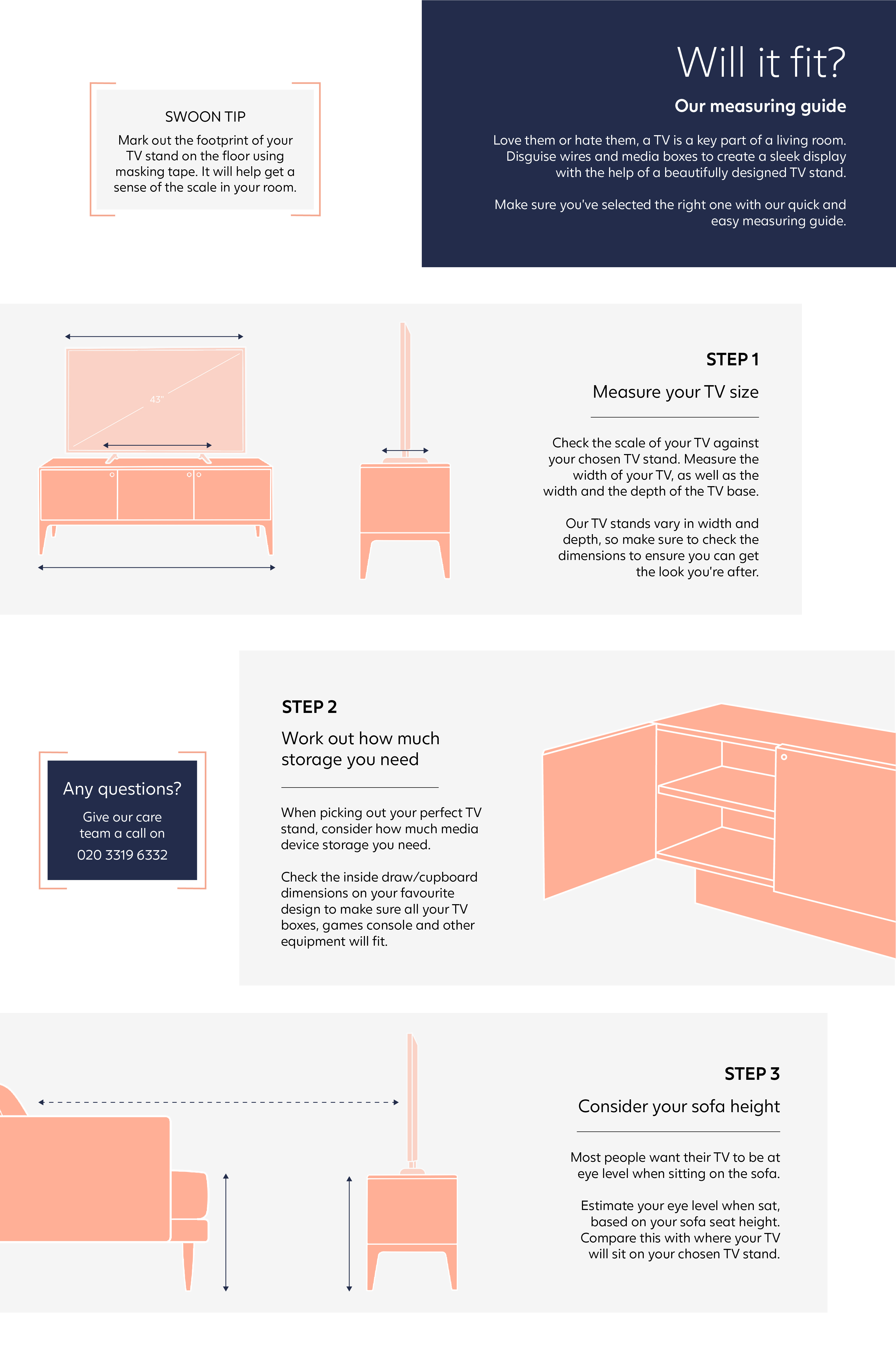 Kolm Maximalist Media Unit in Black Mango Wood & Brass | Swoon